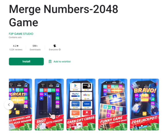 Is Merge Numbers 2048 Legit? (review)