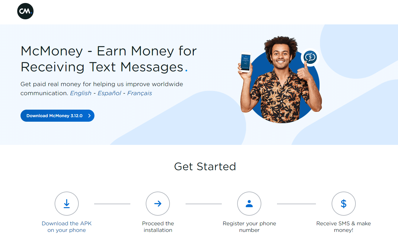 McMoney Review: Get Texts and Earn Cash