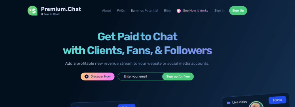 Premium.chat Review: Earn $8 Per Minute Chatting?